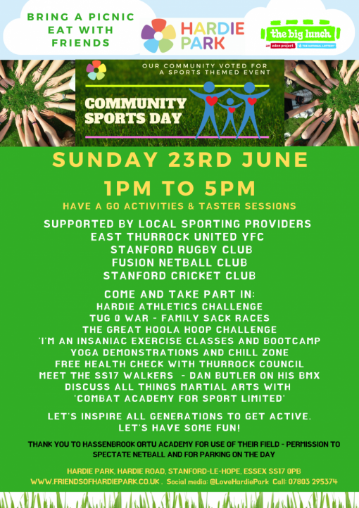 Community Sports Day | Friends of Hardie Park